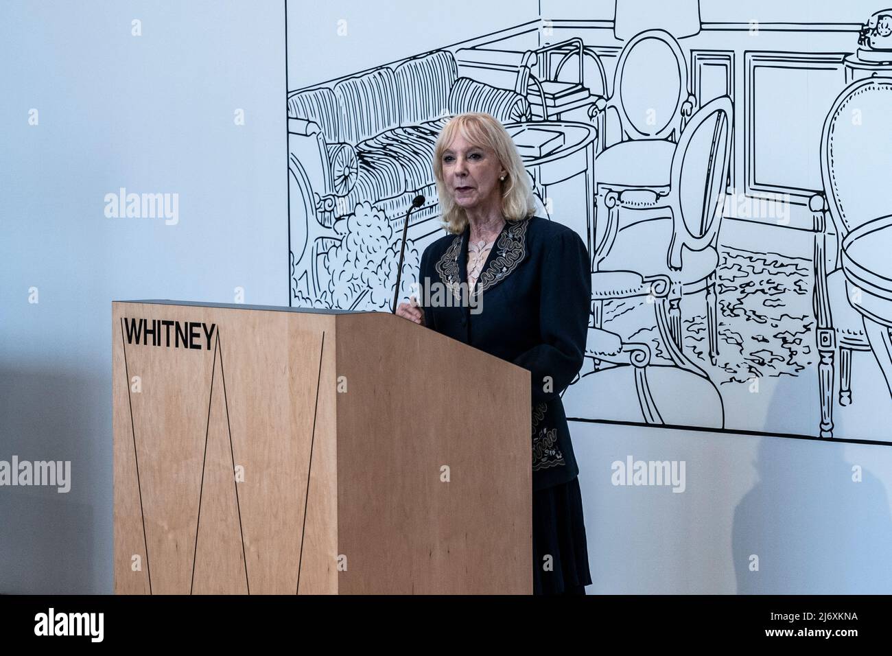 New York, NY - May 4, 2022: Press preview of exhibition At the Dawn of ...