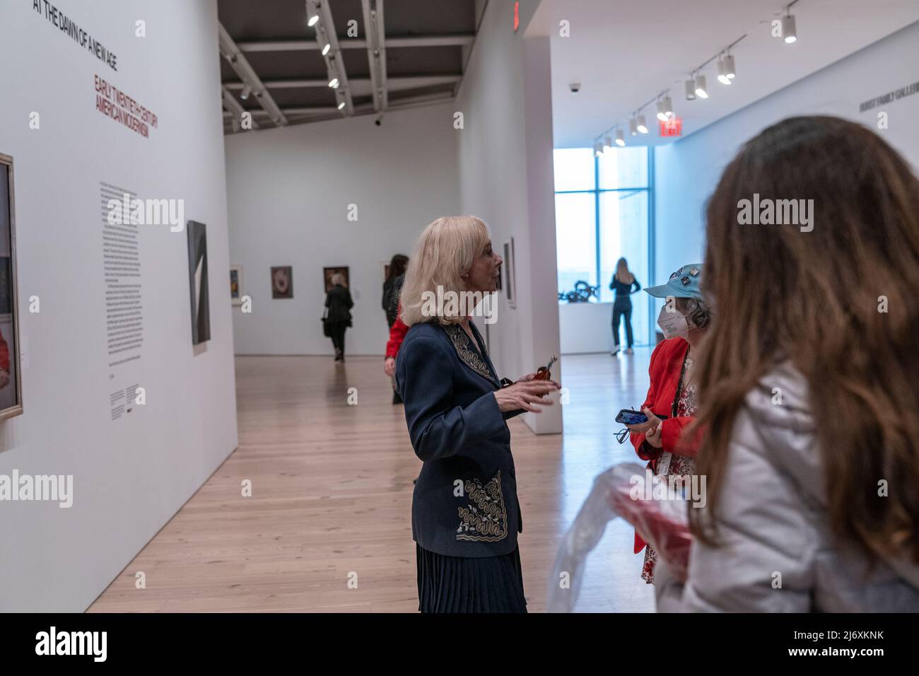 New York, NY - May 4, 2022: Press preview of exhibition At the Dawn of ...
