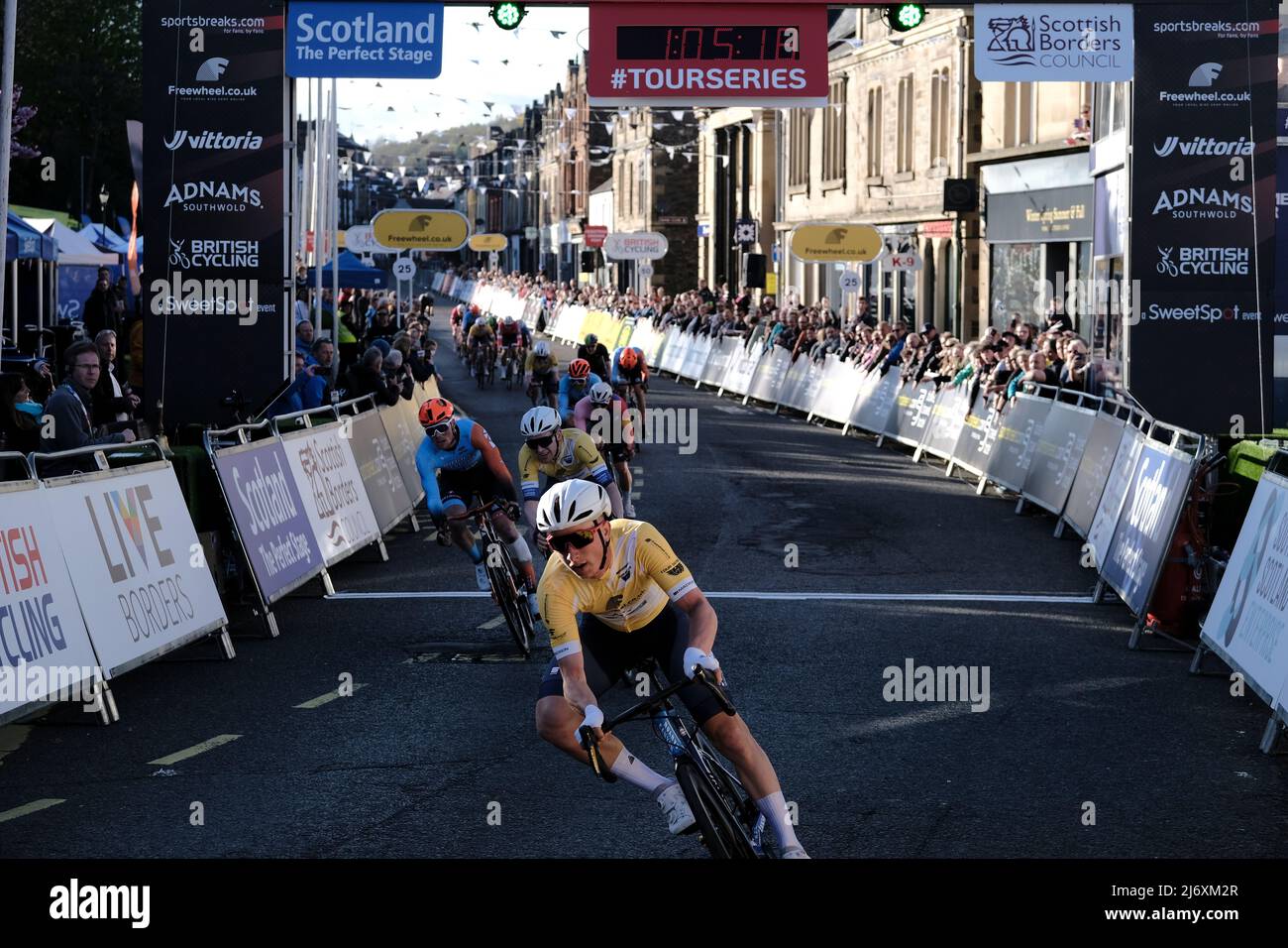 Galashiels, Wednesday 04 May 2022 First over the line, 13 Jim Brown ...