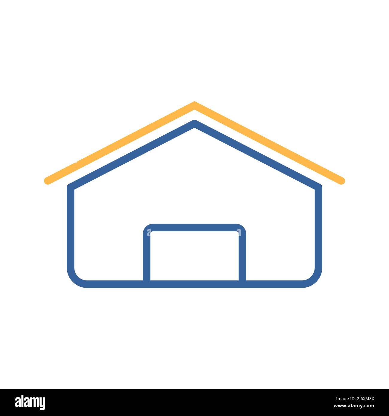 Barn isolated icon. Farm animal sign. Graph symbol for your web site ...