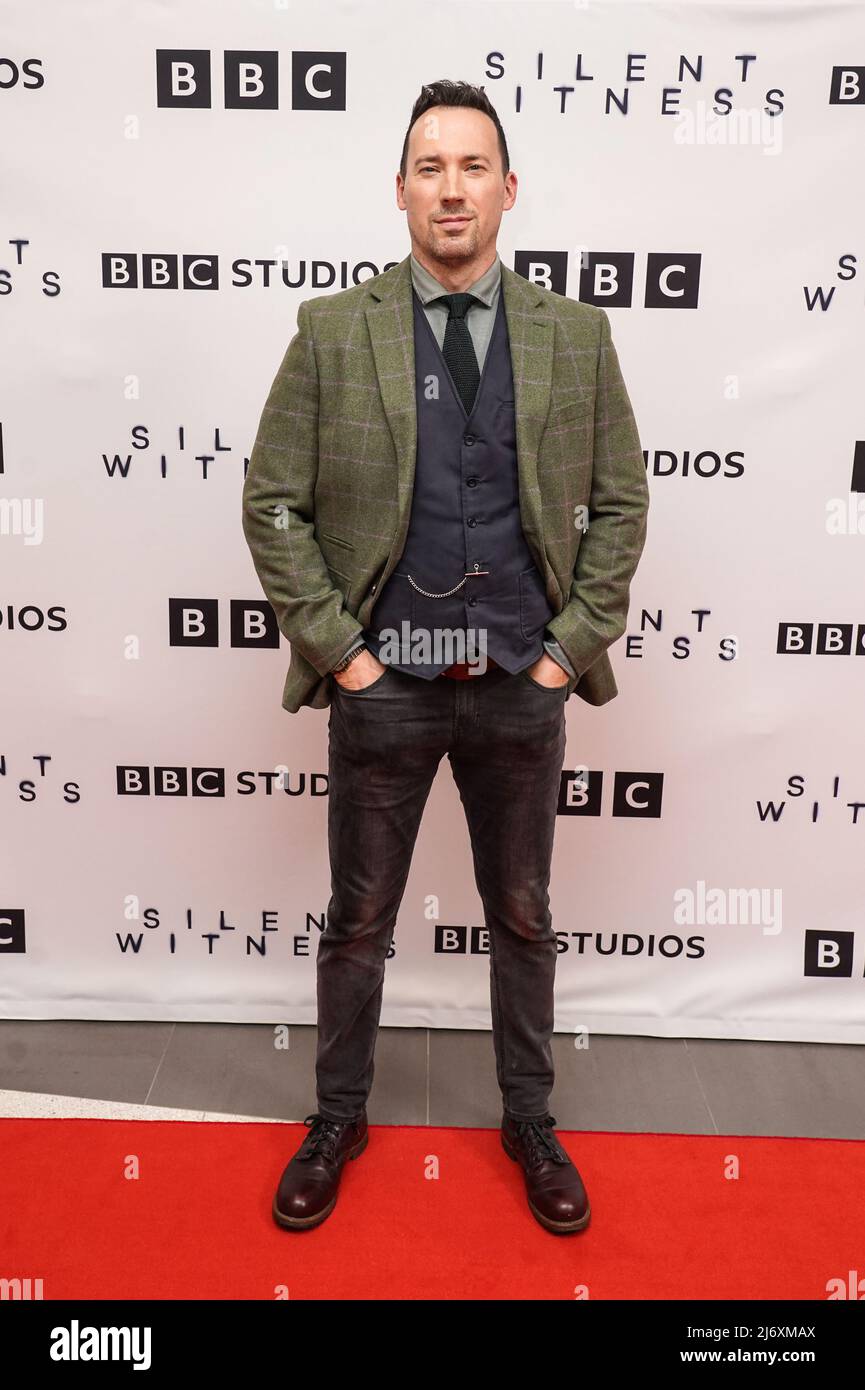 David Caves arrives for the Silent Witness press launch at the ODEON ...