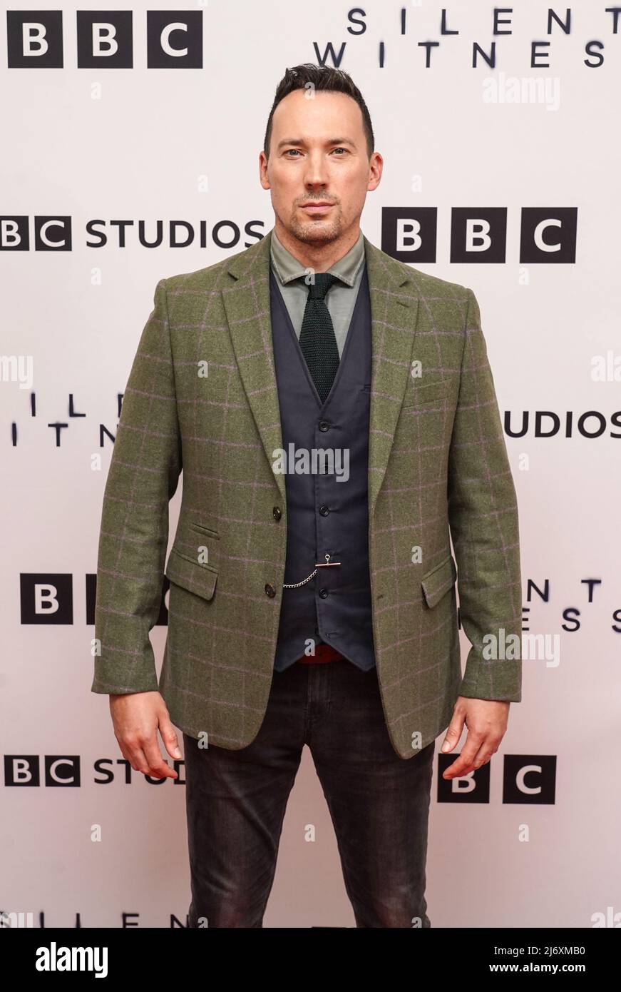 David Caves arrives for the Silent Witness press launch at the ODEON ...