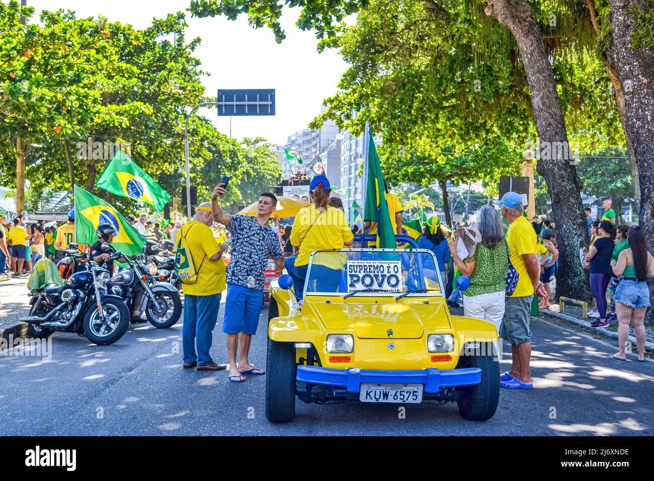 May Day Demonstration in Rio de Janeiro Brazil, 2022 Stock Photo - Alamy