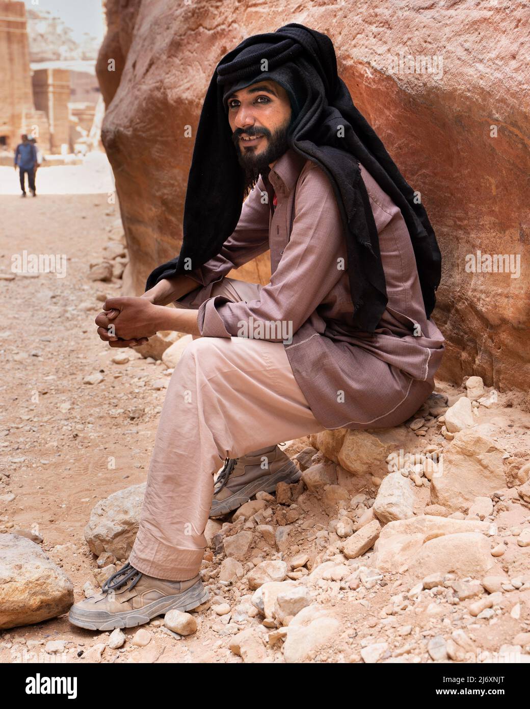 BEDUL BEDOUIN TRIBE OF PETRA Stock Photo - Alamy