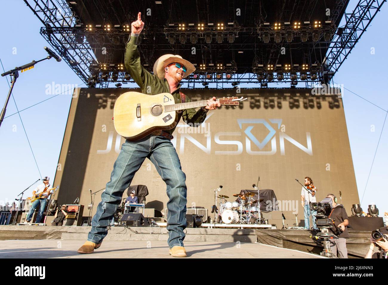 Cody Johnson during Stagecoach Music Festival on May 1, 2022, at Empire ...