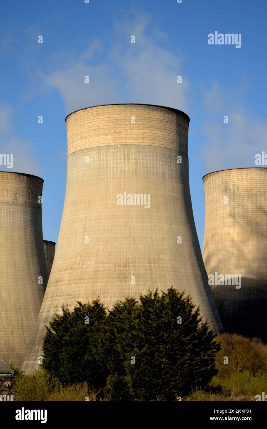 Ratcliffe Power Station, Nottingham - 19 April 2021: Views of Ratcliffe ...