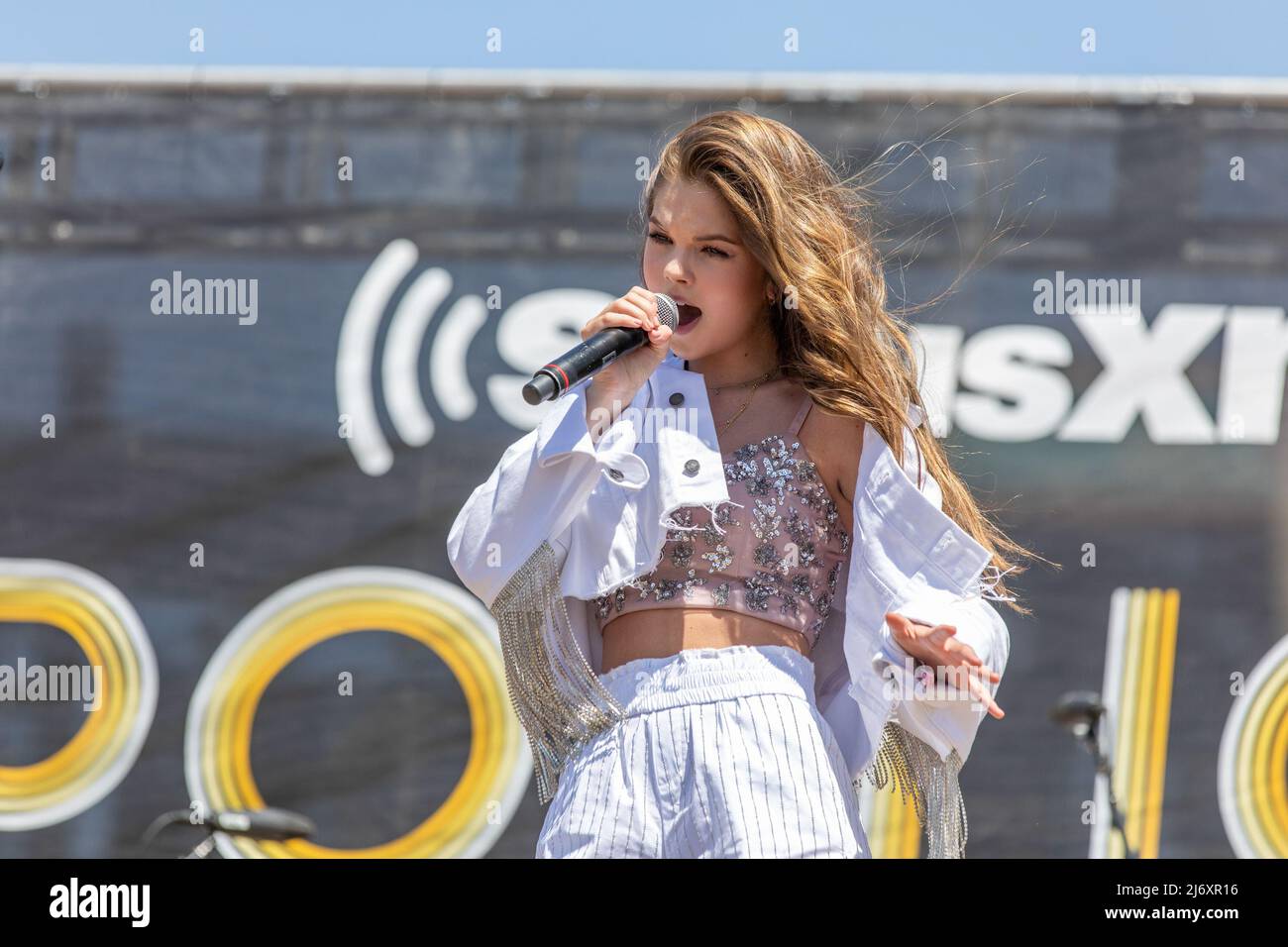 Callista Clark during Stagecoach Music Festival on May 1, 2022, at ...
