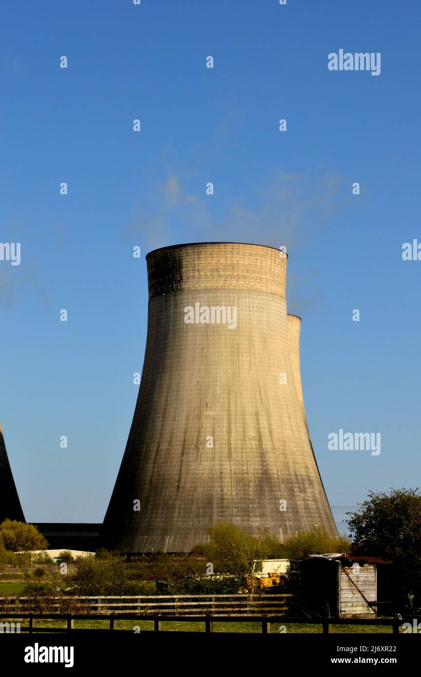 Ratcliffe Power Station, Nottingham - 19 April 2021: Views of Ratcliffe ...