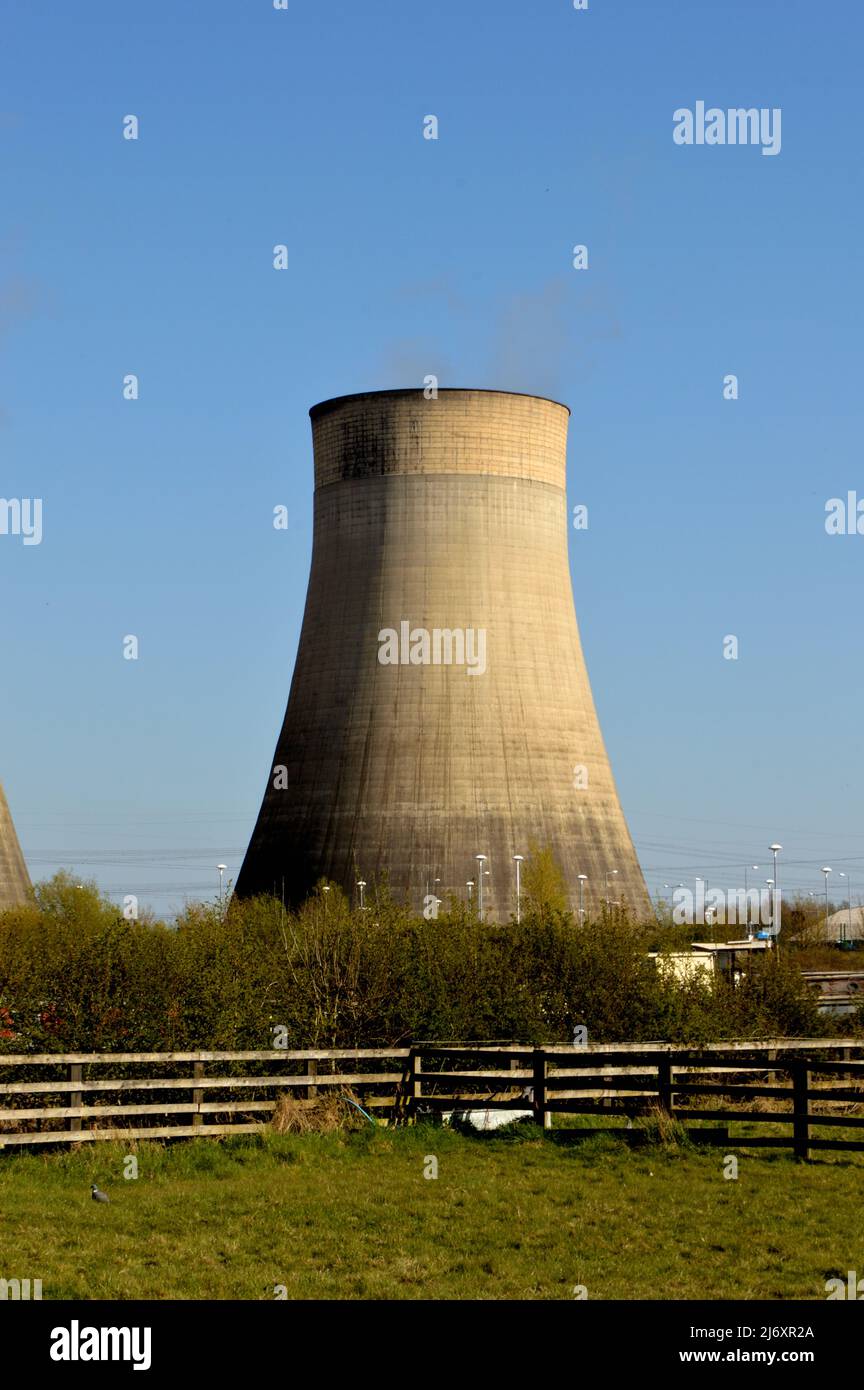 Ratcliffe Power Station, Nottingham - 19 April 2021: Views of Ratcliffe ...