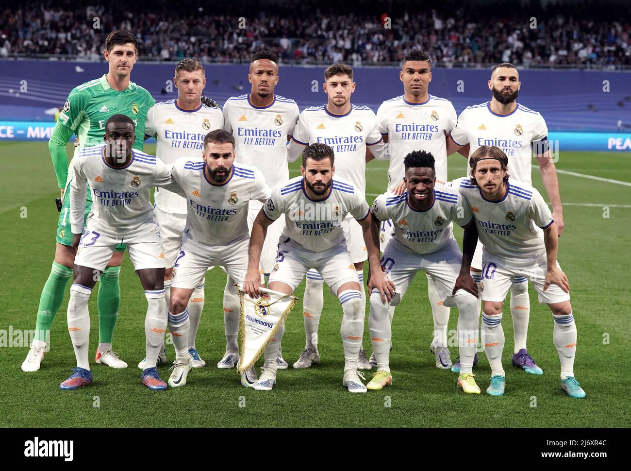 Real madrid team group the uefa champions league semi final hi-res ...