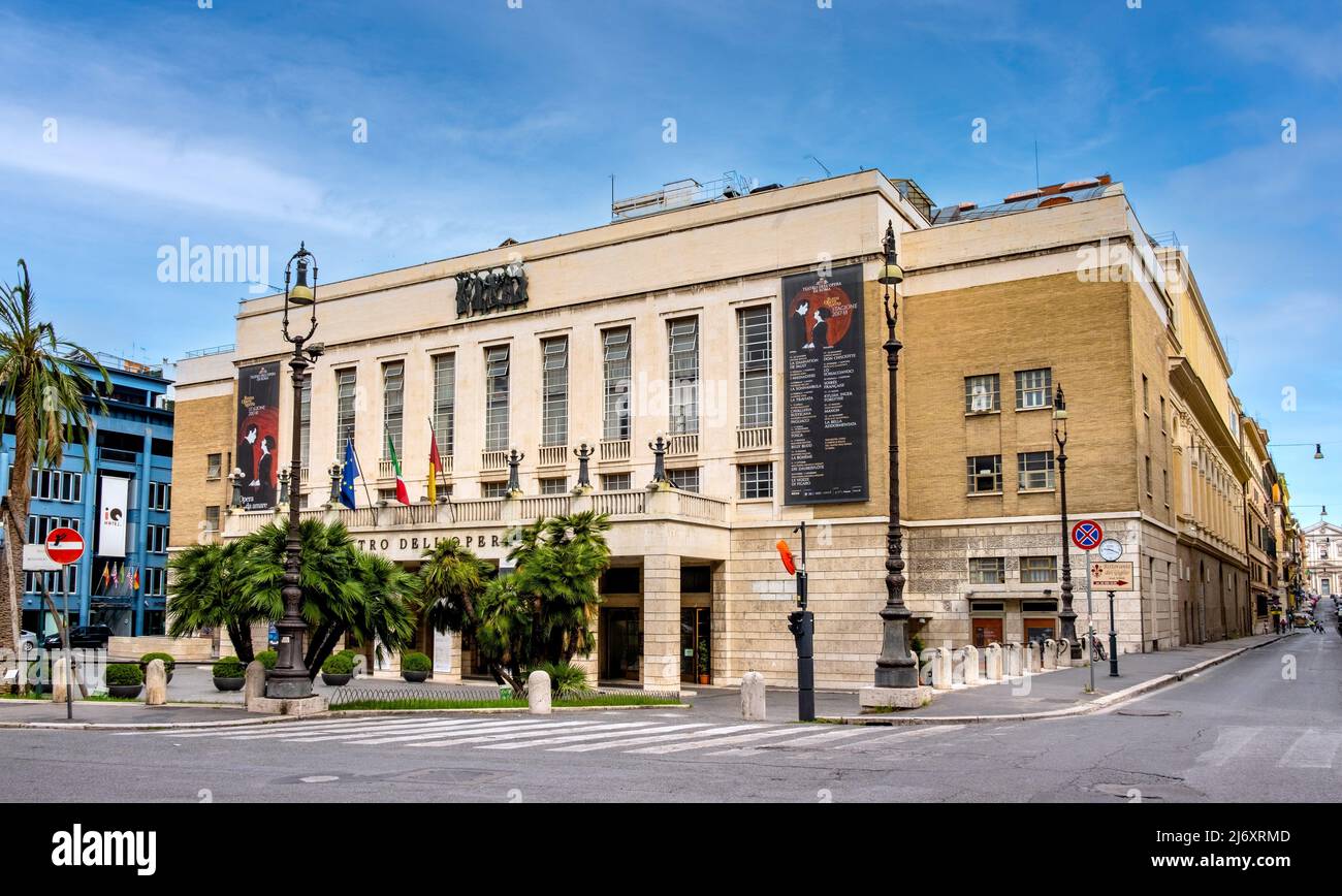 Rome, Italy - May 27, 2018: Rome Opera House, Teatro dell'Opera, at ...