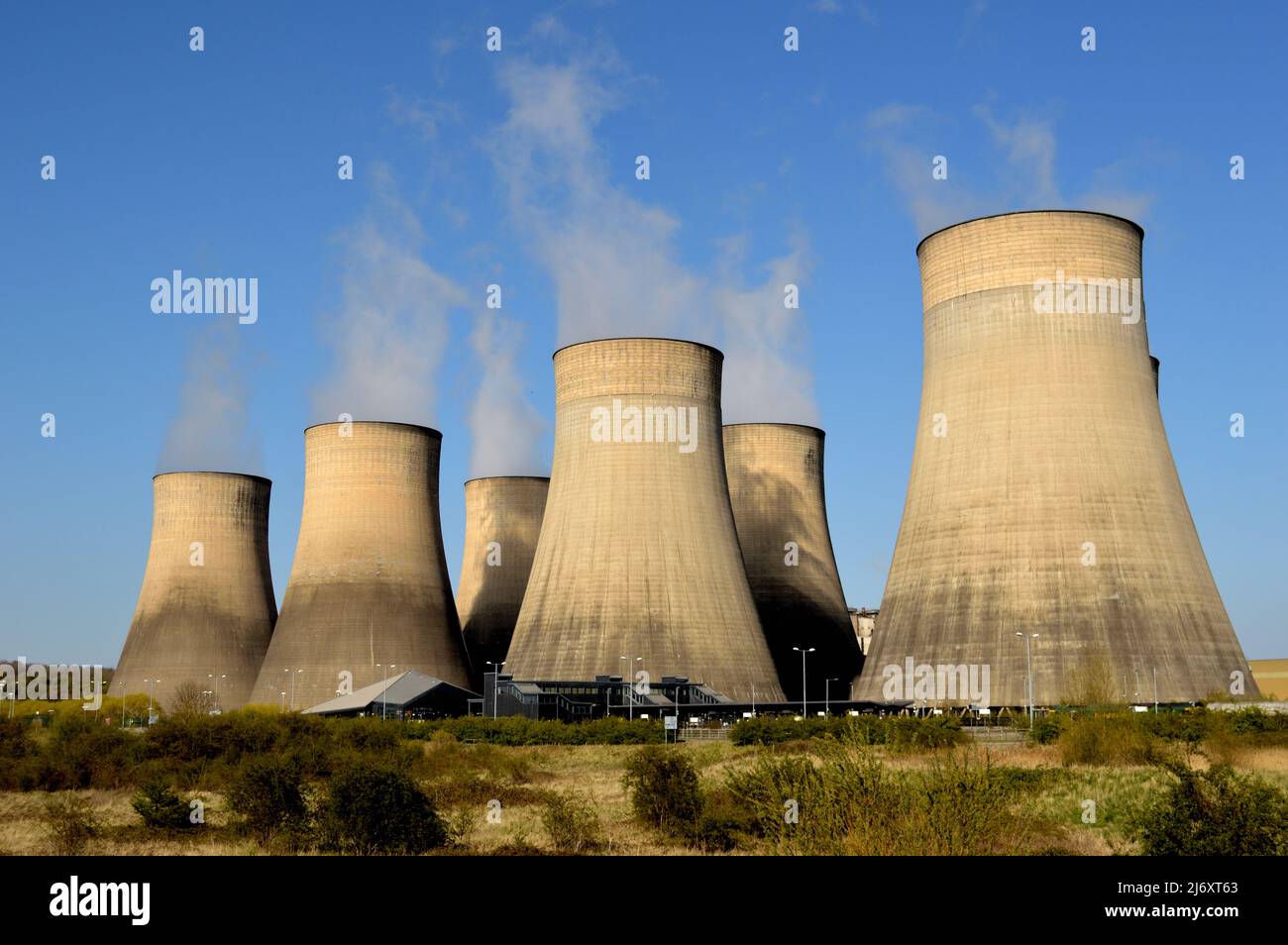 Ratcliffe Power Station, Nottingham - 19 April 2021: Views of Ratcliffe ...