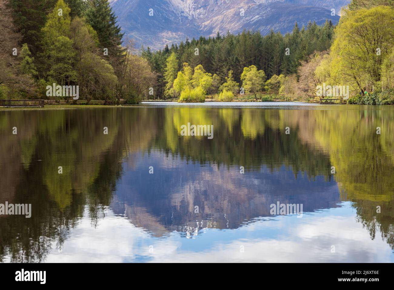 Glencoe Lochan, Scottish Highlands, Scotland, West coast, Argyle, UK ...