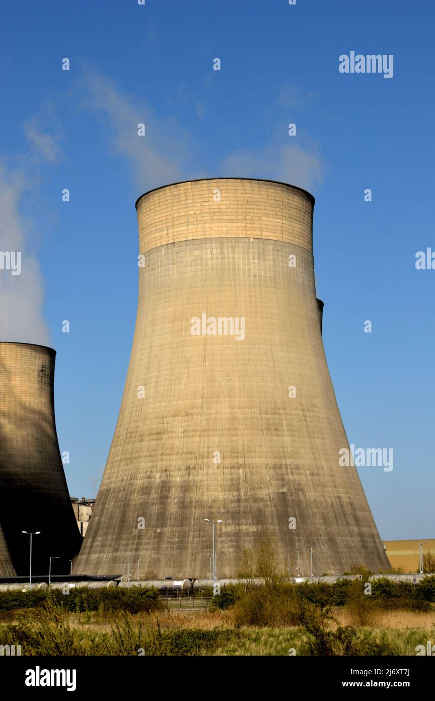 Ratcliffe Power Station, Nottingham - 19 April 2021: Views of Ratcliffe ...