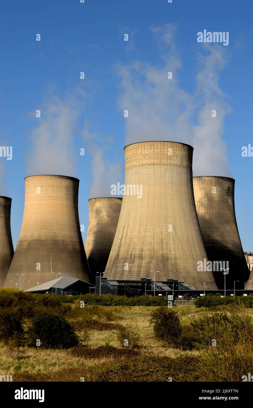 Ratcliffe Power Station, Nottingham - 19 April 2021: Views of Ratcliffe ...