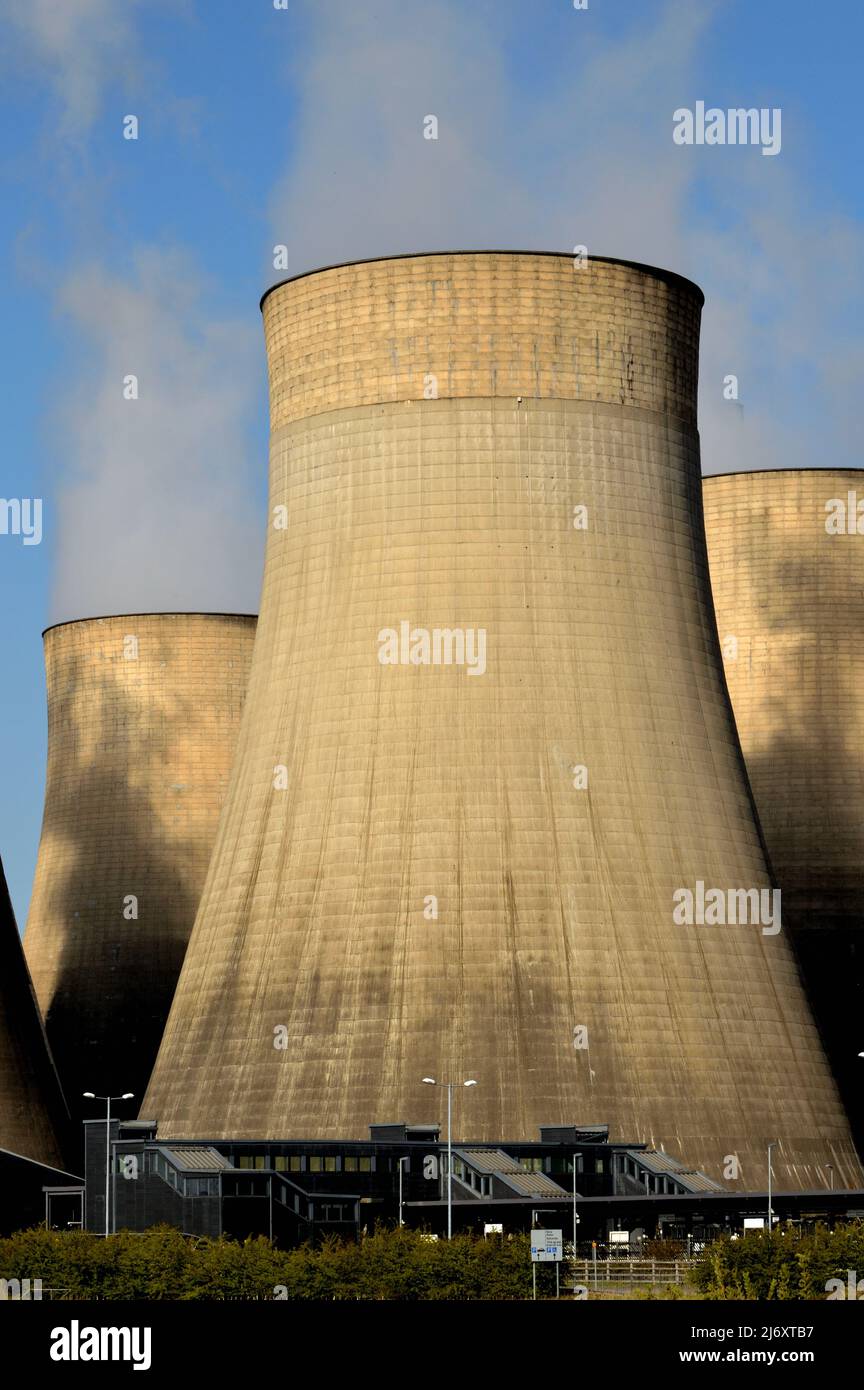 Ratcliffe Power Station, Nottingham - 19 April 2021: Views of Ratcliffe ...