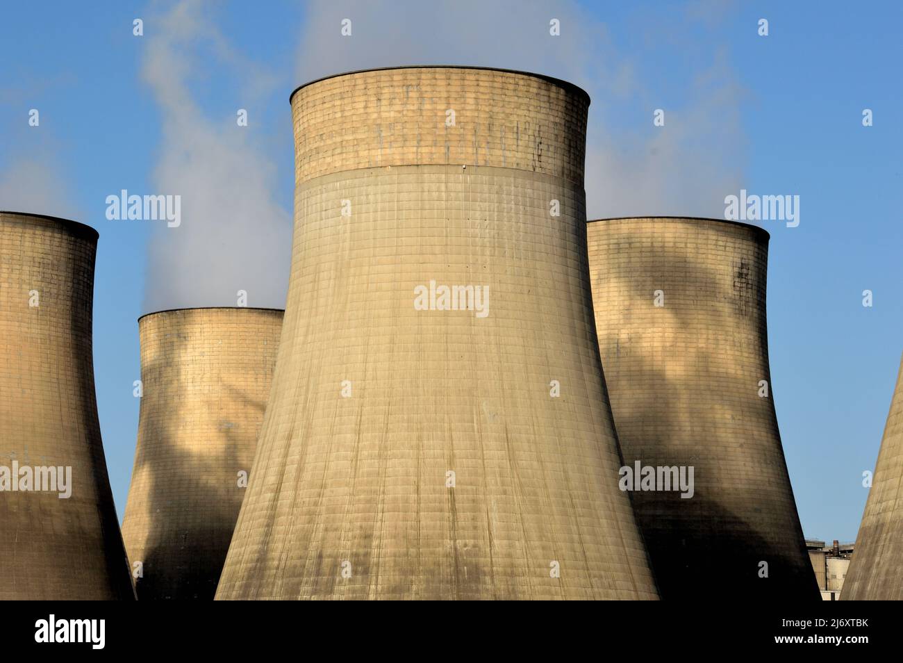Ratcliffe Power Station, Nottingham - 19 April 2021: Views of Ratcliffe ...