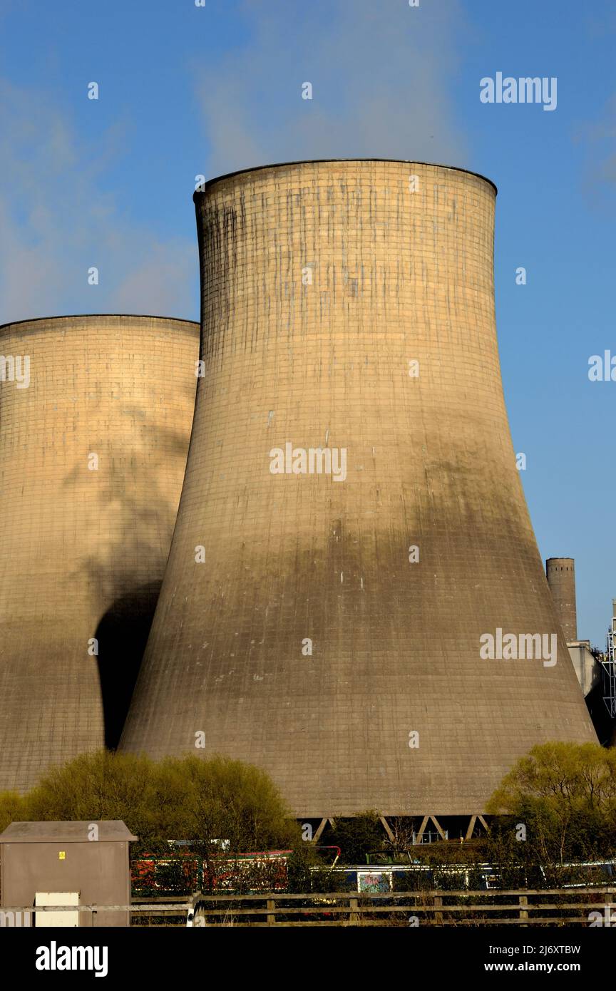 Ratcliffe Power Station, Nottingham - 19 April 2021: Views of Ratcliffe ...