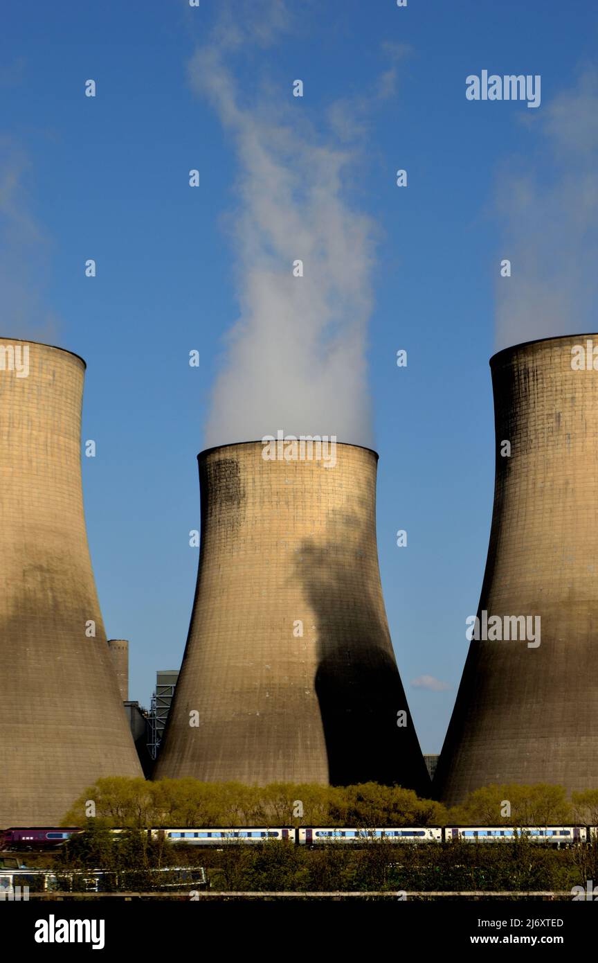 Ratcliffe Power Station, Nottingham - 19 April 2021: Views of Ratcliffe ...