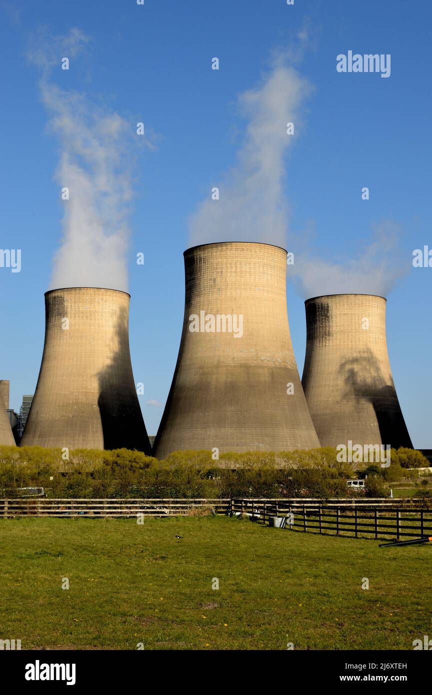 Ratcliffe Power Station, Nottingham - 19 April 2021: Views of Ratcliffe ...