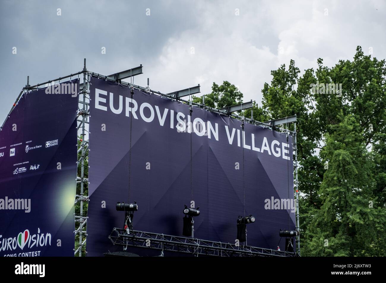Eurovision song festival in Turin Stock Photo - Alamy