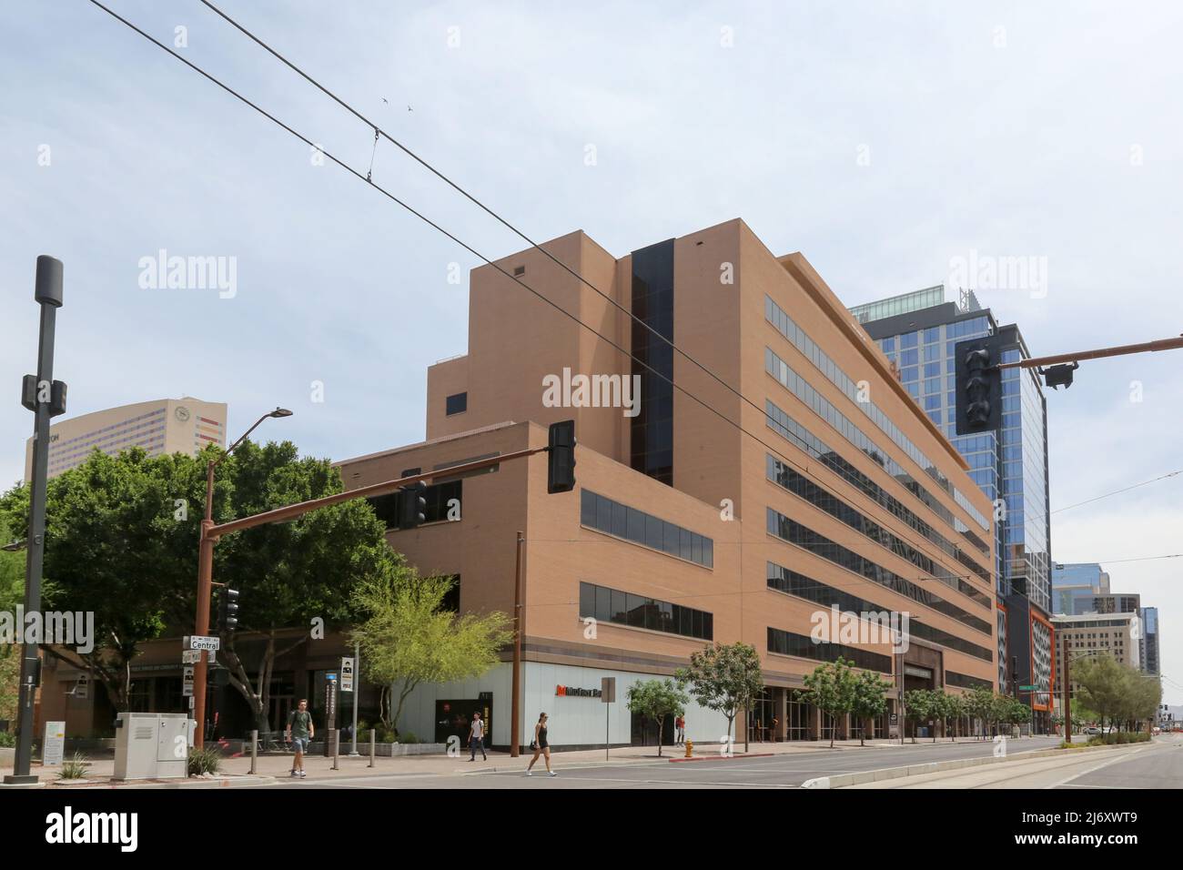 Arizona State University downtown Phoenix campus buildings as seen in ...