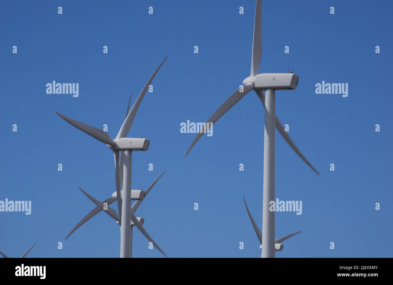 Wind farm array in Eastern Washington State Stock Photo - Alamy