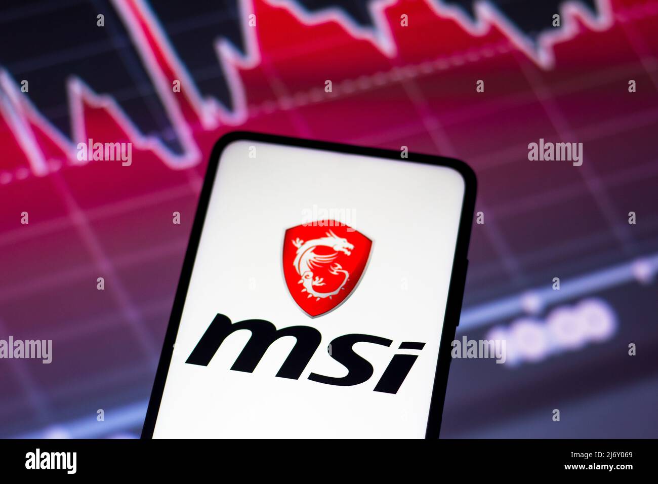 May 4, 2022, Brazil: In this photo illustration the Micro-Star ...