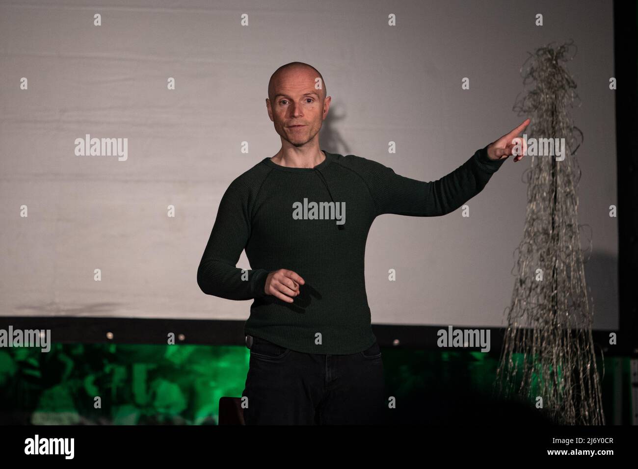 Belfast, Northern Ireland, UK. 4th May 2022 Cork Comedian Tadhg Hickey ...