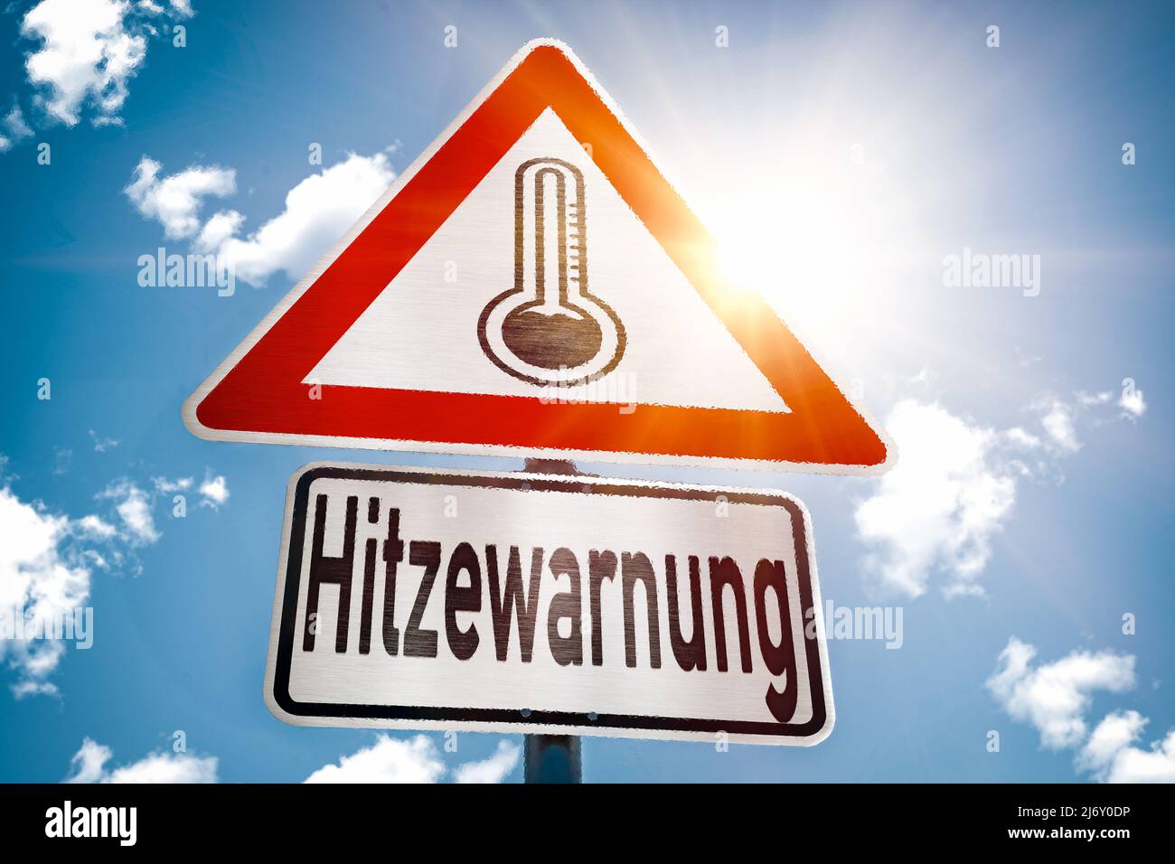 Extreme heat warning sign in hi-res stock photography and images - Alamy