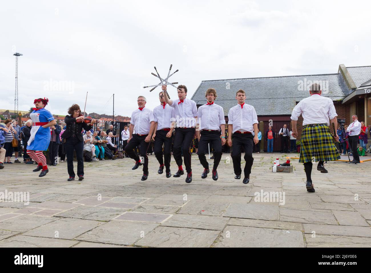 Traditional dancing at Whitby folk week Stock Photo - Alamy