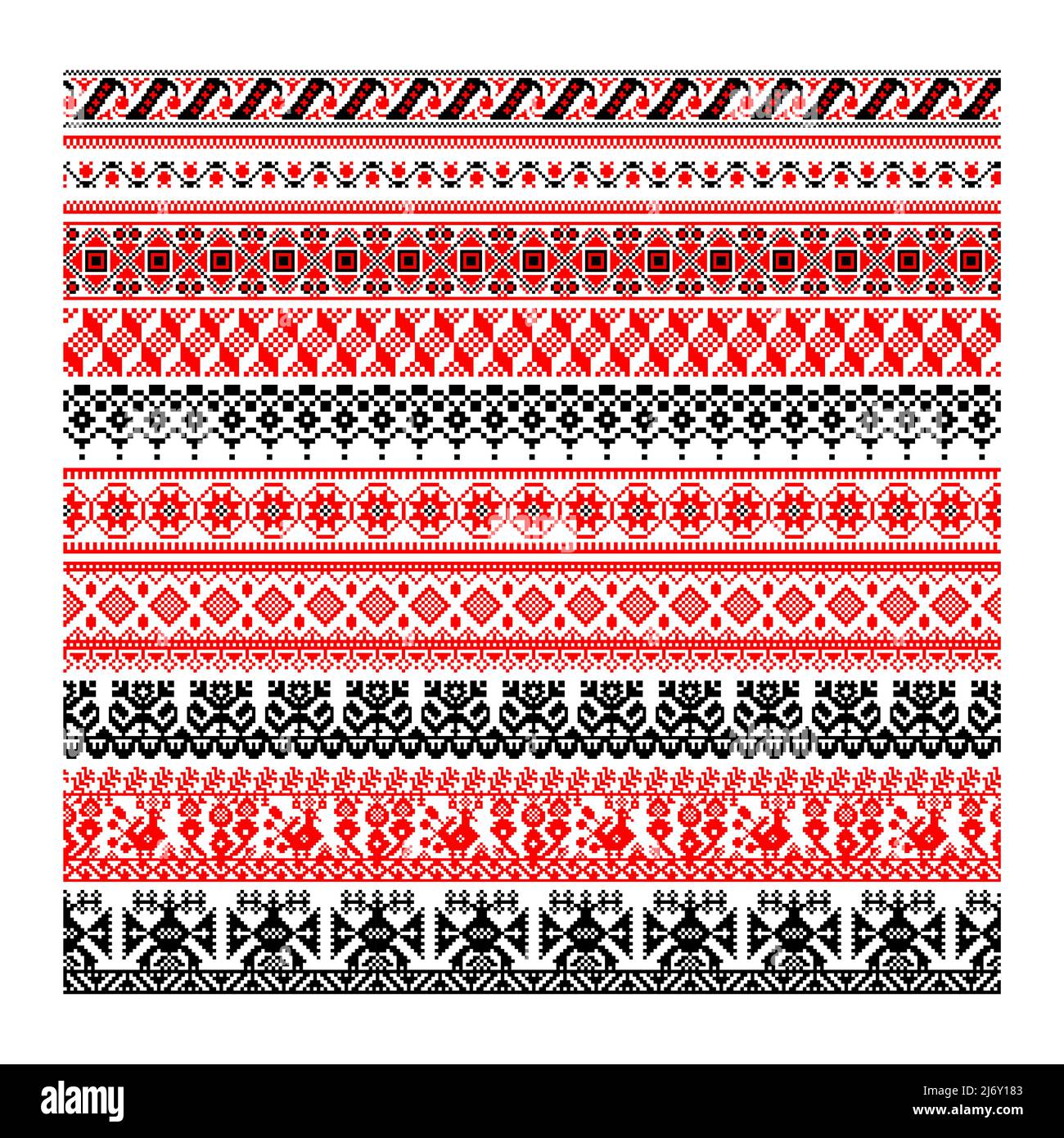 Geometric ethnic ukrainian pattern traditional background seamless ...