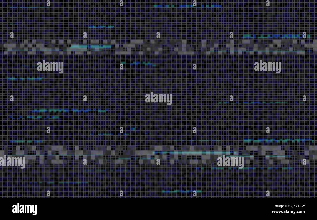 Glitch background. Digital video with random distortions. Abstract ...