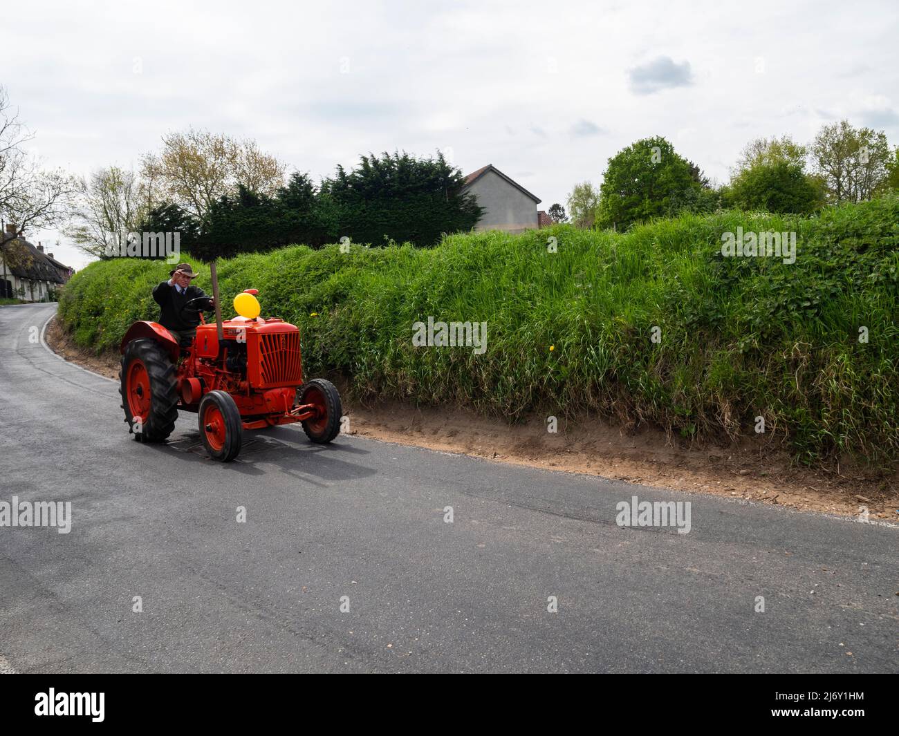 Gt. Bardfield Braintee Essex UK, 2nd May 2022. Stebbing Tractor Run an ...