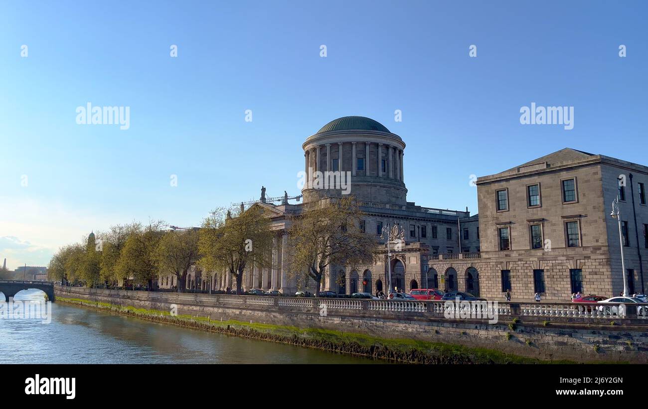 Four Courts in the city center of Dublin Stock Photo - Alamy