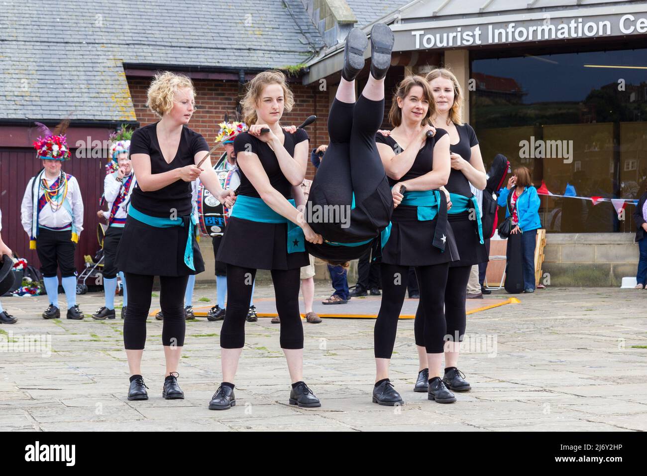 Traditional dancing at Whitby folk week Stock Photo - Alamy