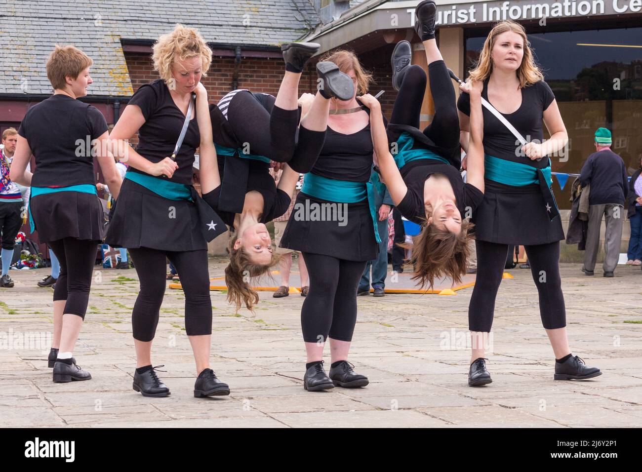 Traditional dancing at Whitby folk week Stock Photo - Alamy