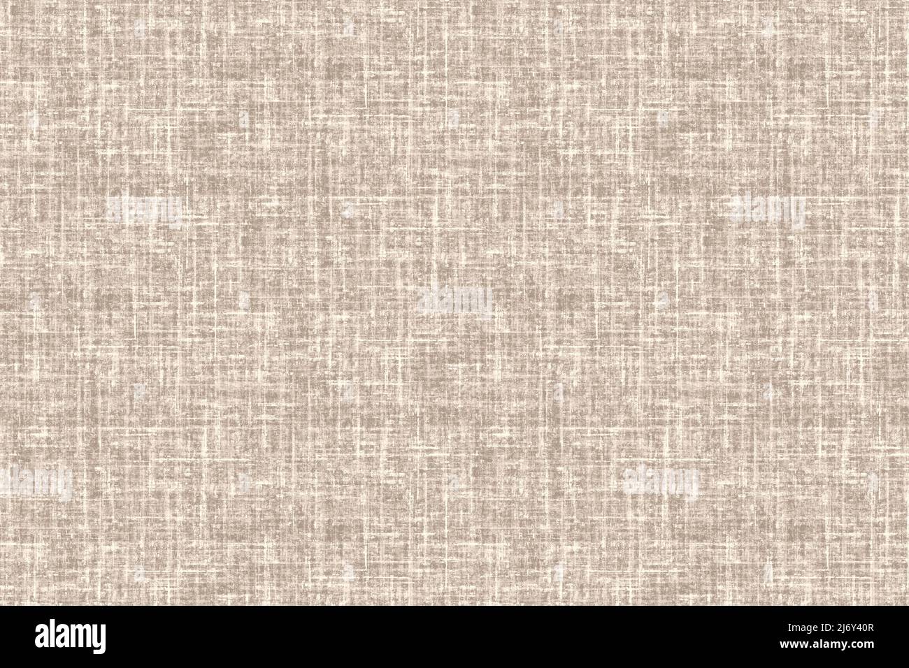 Detailed woven linen grunge texture horizontal background. Beige flax ...
