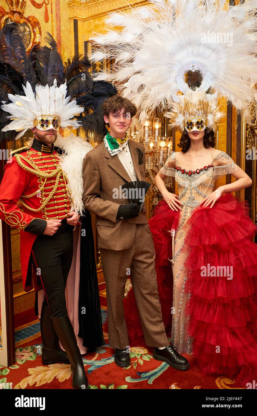 EDITORIAL USE ONLY Model and Tik Tok star Reuben Larkin attends the ...