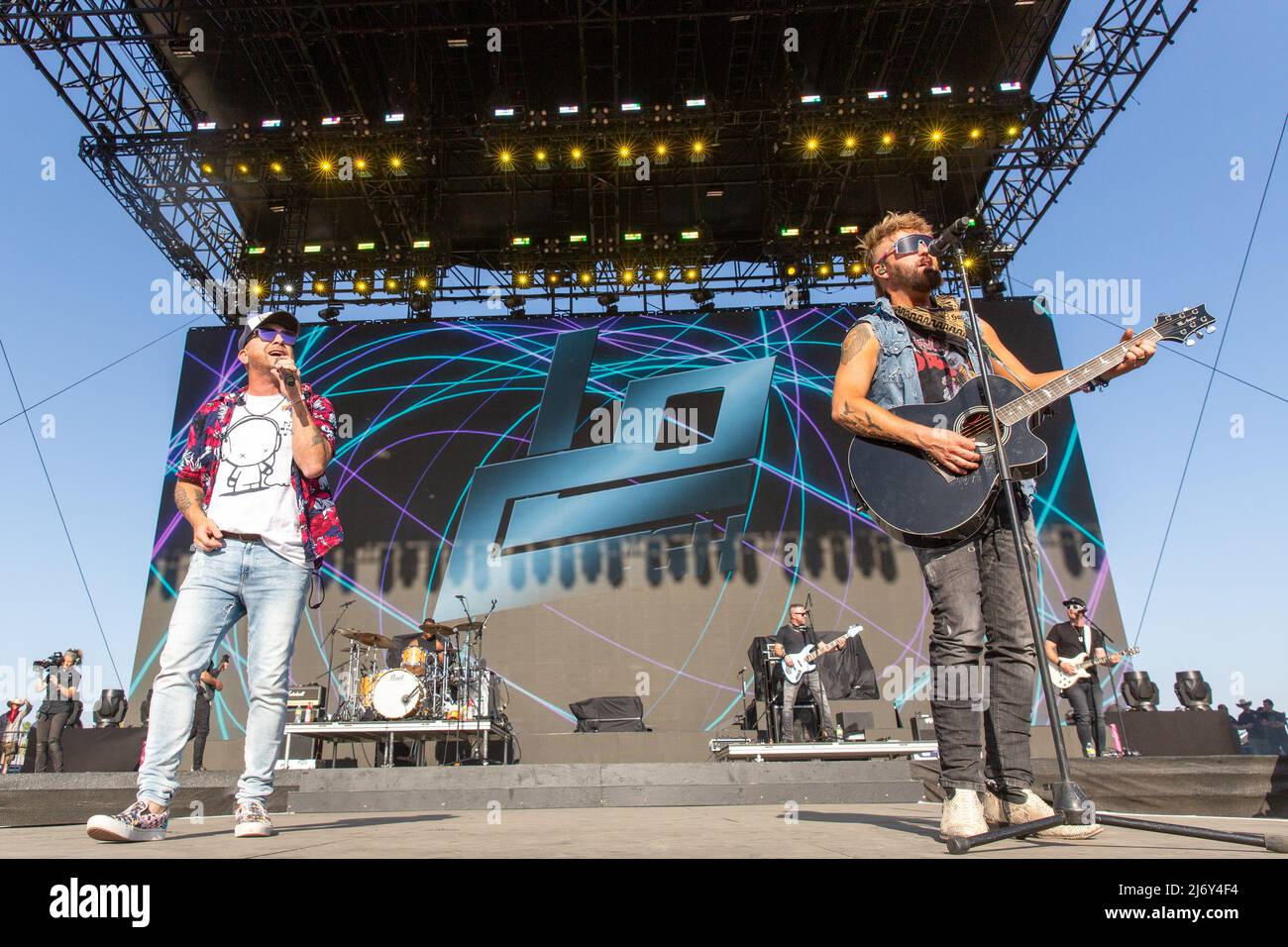 Chris Lucas and Preston Brust of LoCash during Stagecoach Music ...