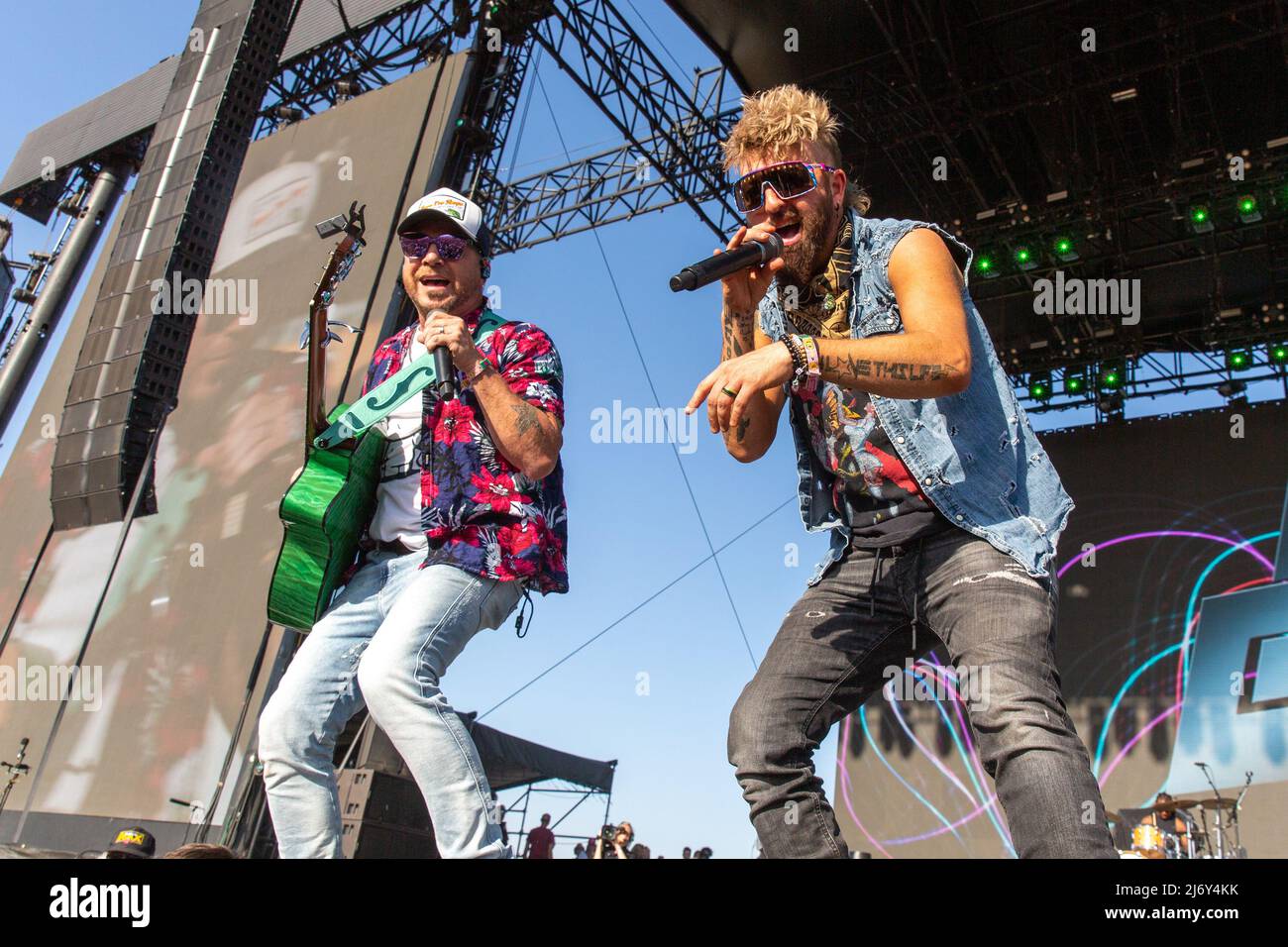 Chris Lucas and Preston Brust of LoCash during Stagecoach Music ...