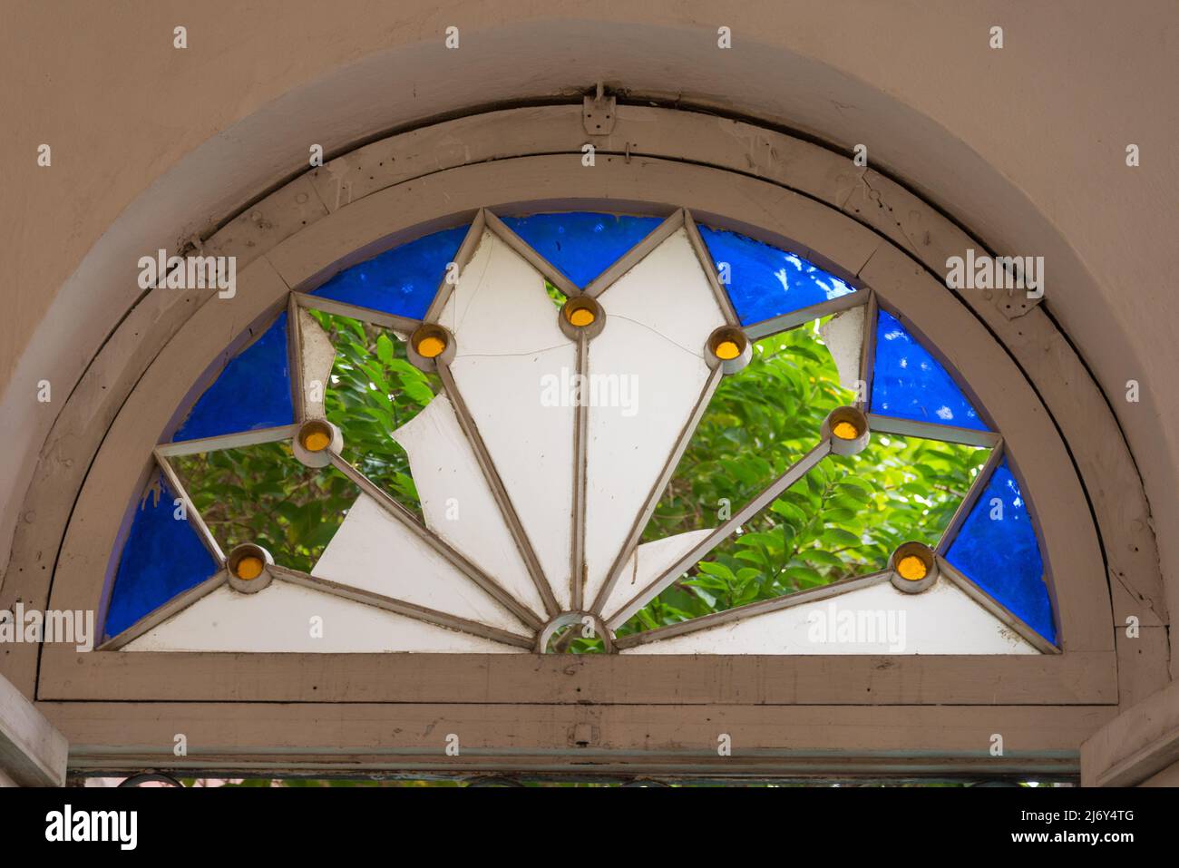 Cuba havana stained glass in window hi-res stock photography and images ...