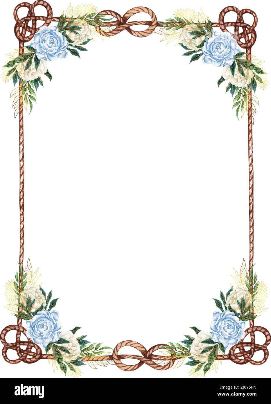 Anchor Corner Border