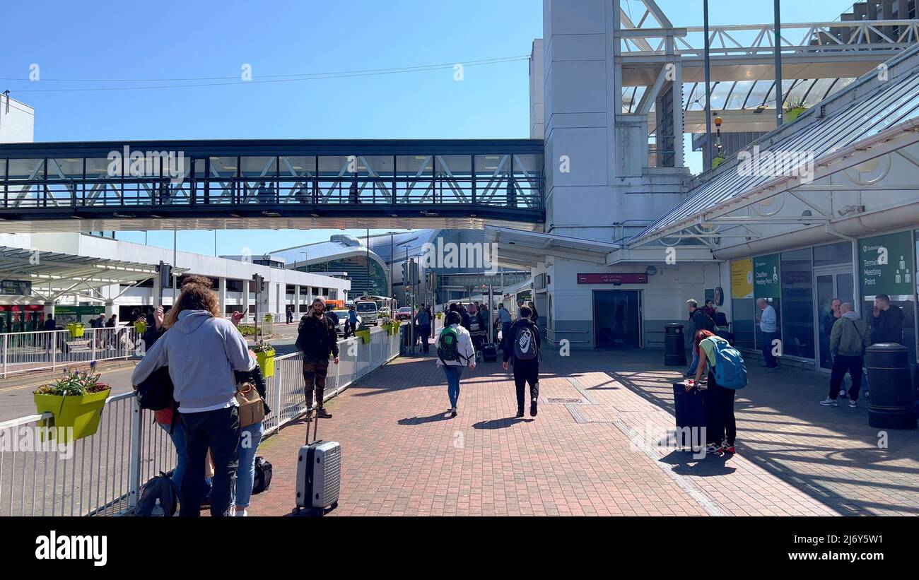 Terminal 1 at Dublin Airport - DUBLIN, IRELAND - APRIL 20, 2022 Stock ...