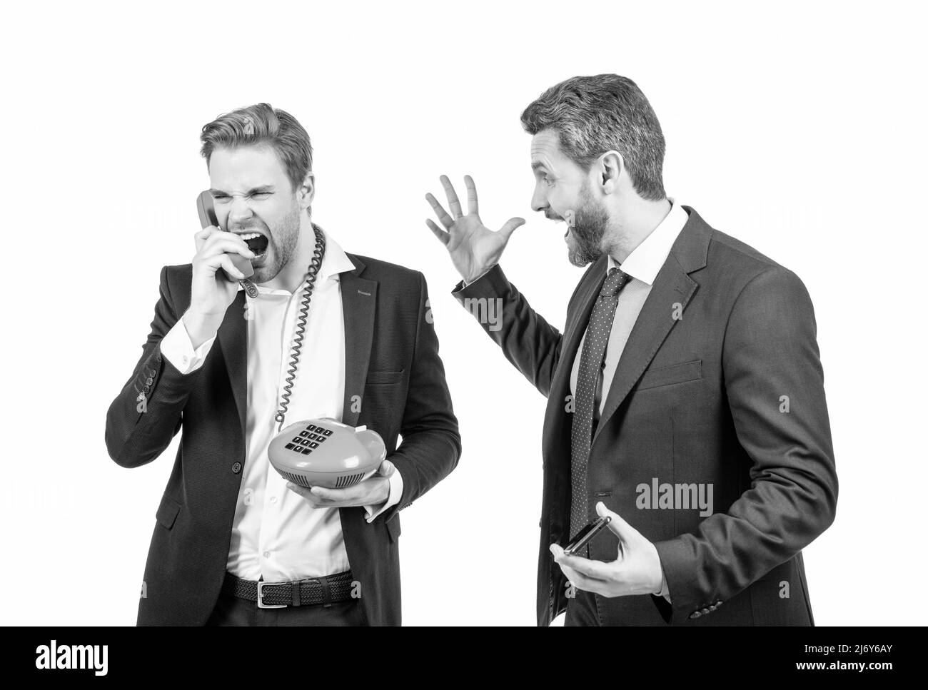 Coworker communication Cut Out Stock Images & Pictures - Alamy