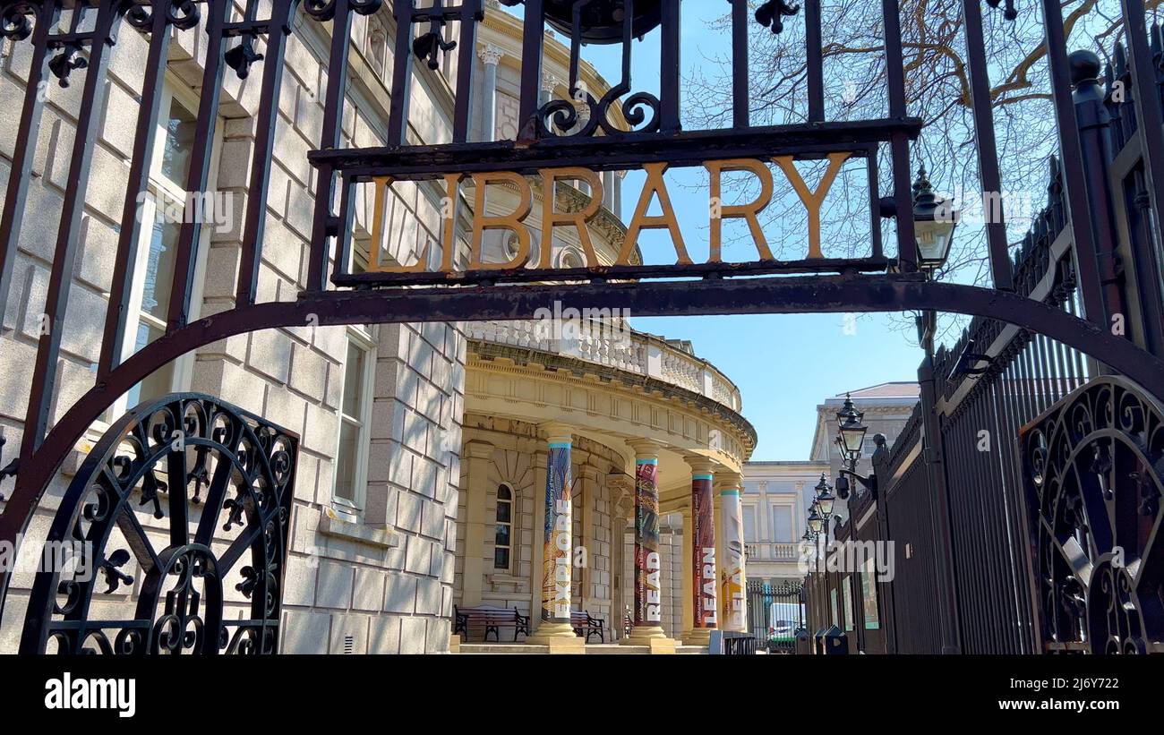 National Library of Ireland in Dublin Stock Photo - Alamy