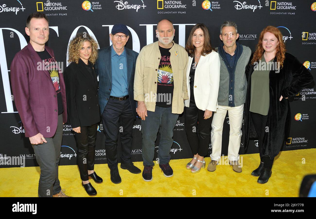L-R: Nathan Mook, Sara Bernstein, Ron Howard, José Andrés, Carolyn ...