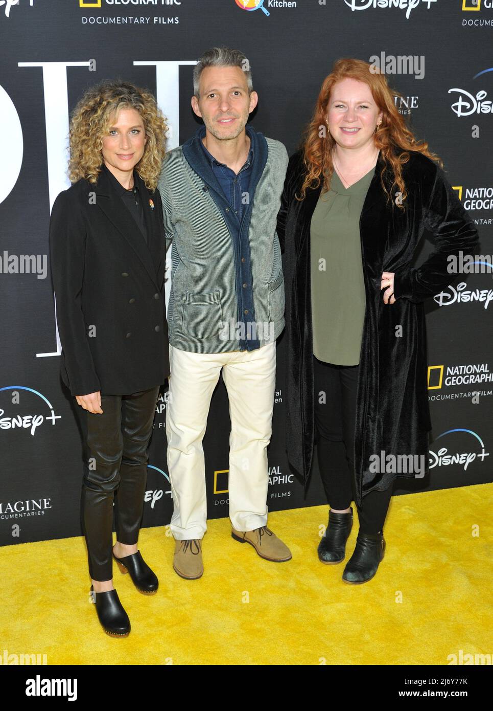 L-R: Sara Bernstein, Justin Wilkes and Meredith Kaulfers attend the NY ...