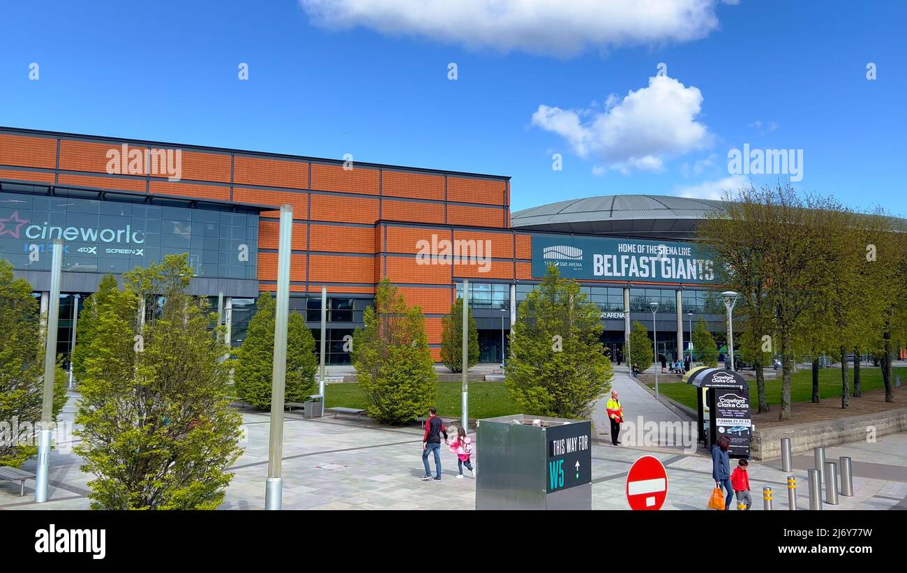 The SSE Arena in Belfast - Home of the Belfast Giants - BELFAST, UK ...
