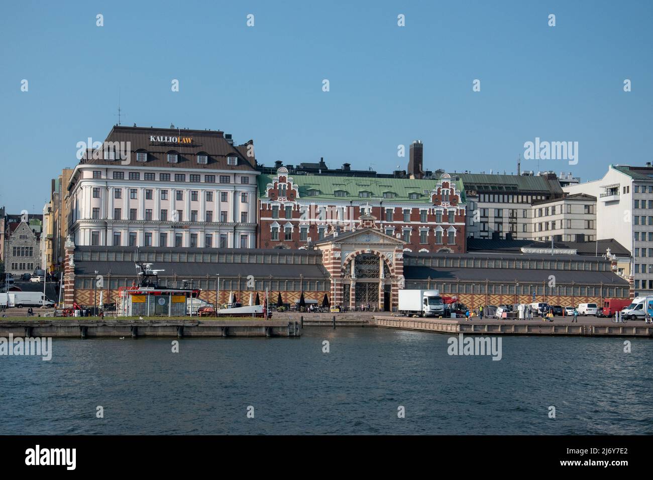 Constructed in 1889 and designed by Gustaf Nystrom; Vanha Kauppahalli ...